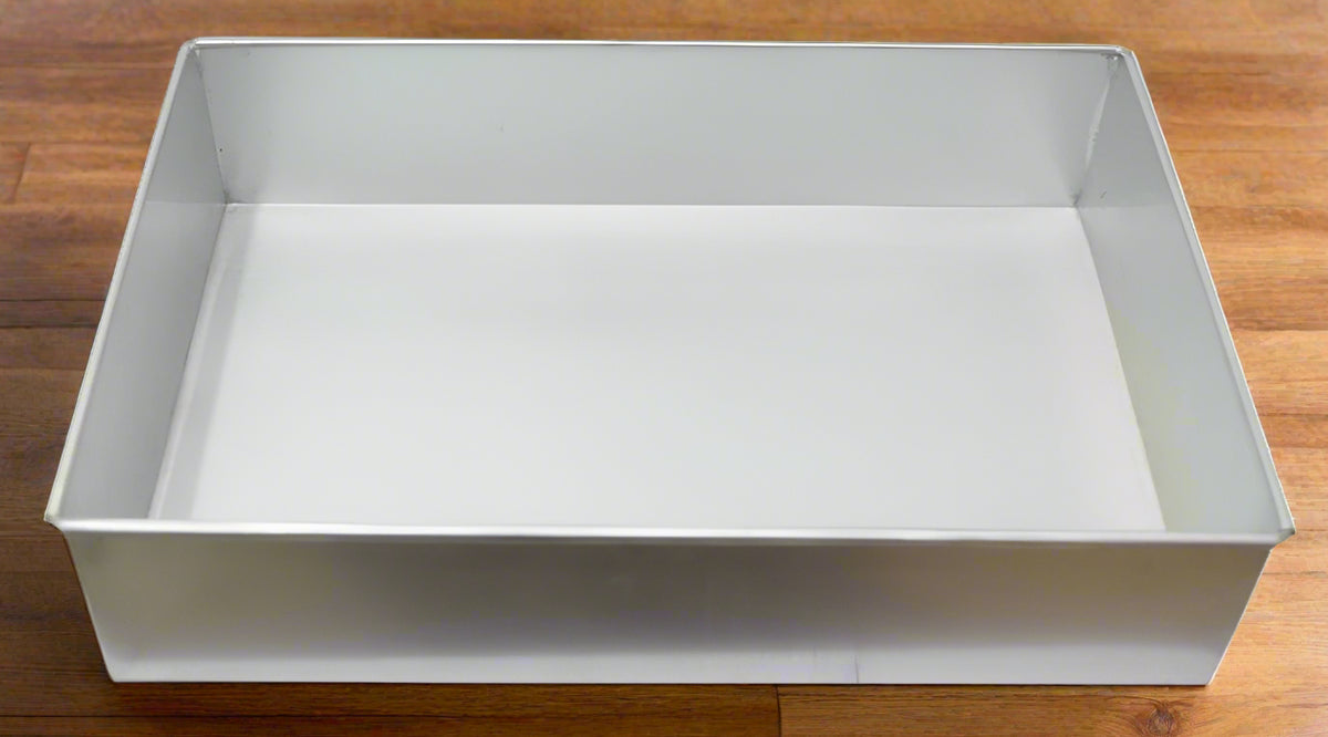 Single Square Cake Pan – 6", 8", 10", 12" (3" Deep) | Heavy-Duty Tin ...