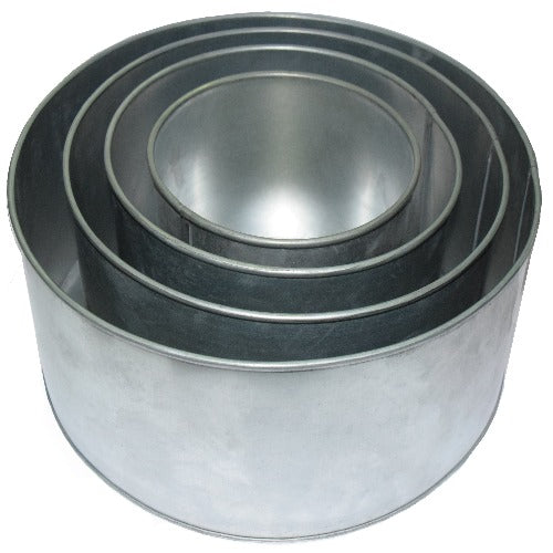 SET OF 4 TIER ROUND 5" DEEP CAKE TINS BIRTHDAY CELEBRATION CAKE PANS ...