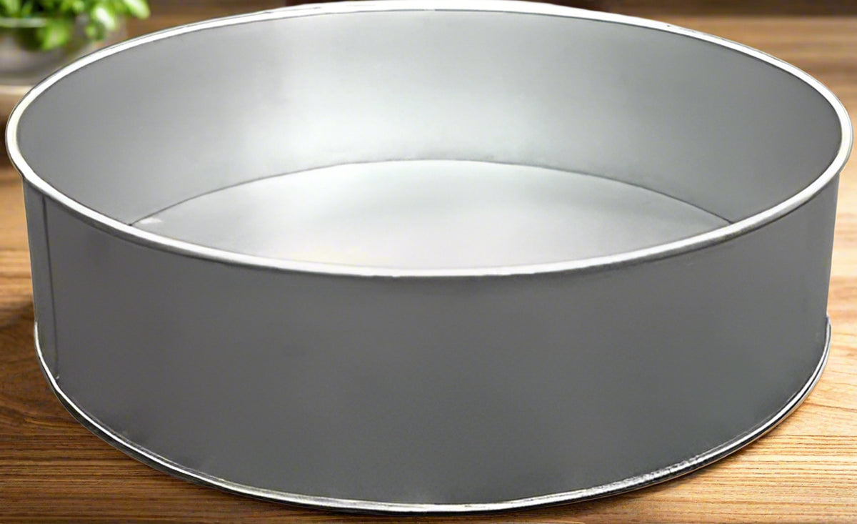Round Cake Pan – Available in 6", 8", 10", 12" (3" DEEP) – Euro Tins ...